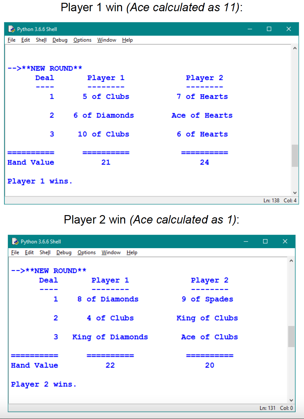 Solved Blackjack Simulation Previously in this chapter you | Chegg.com