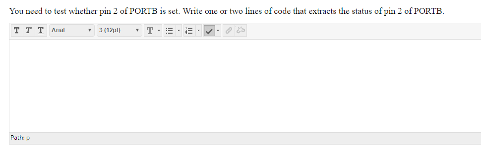 Solved Embedded system course. AVR C Programming. You can | Chegg.com