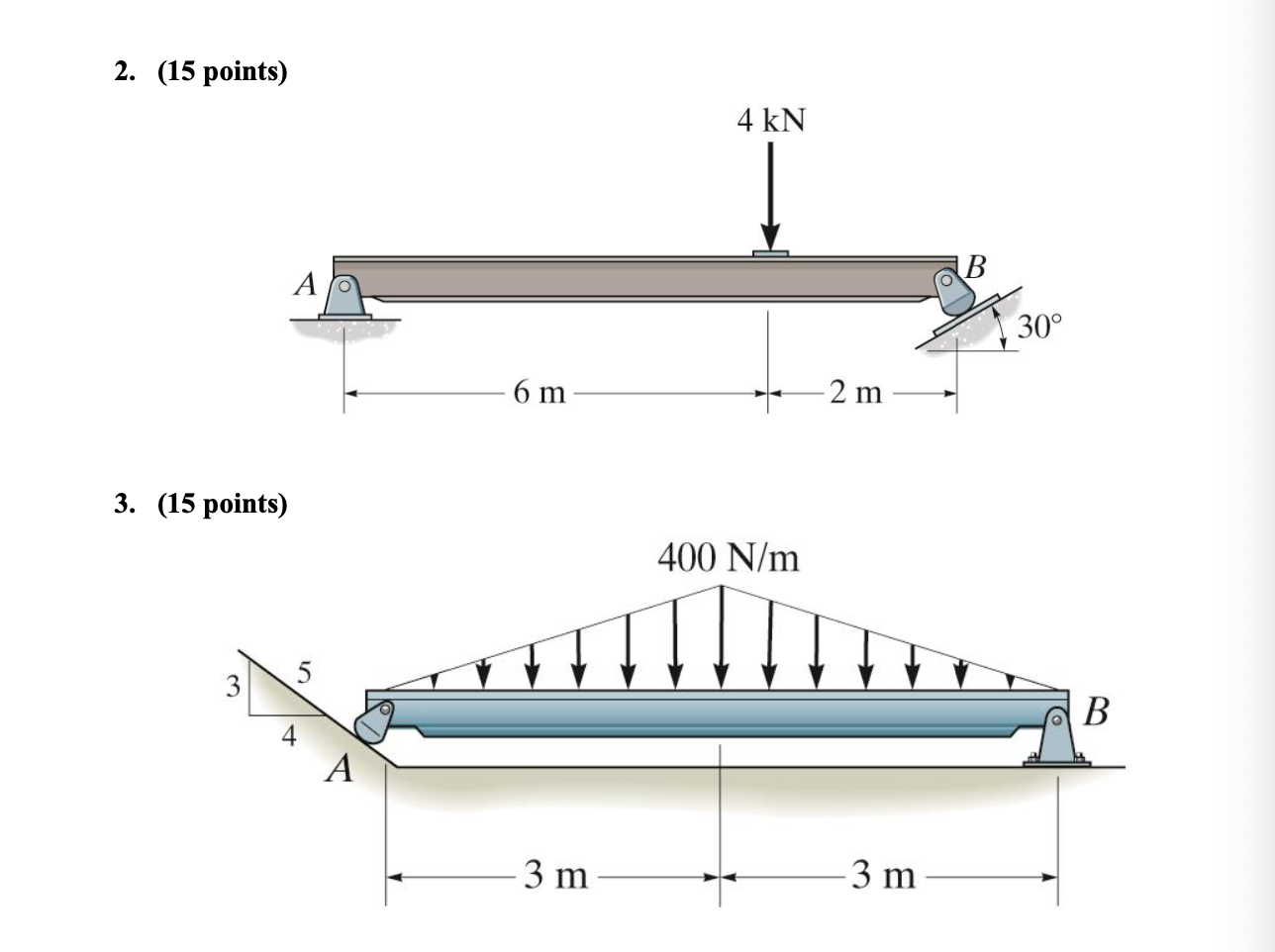 Solved Draw the free-body diagram (FBD) for the following | Chegg.com