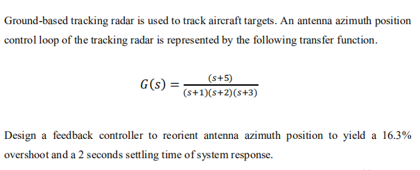 Solved Ground-based tracking radar is used to track aircraft | Chegg.com
