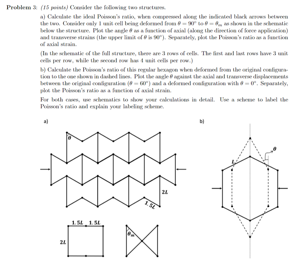 3: (15 points) Consider the following two structures. | Chegg.com