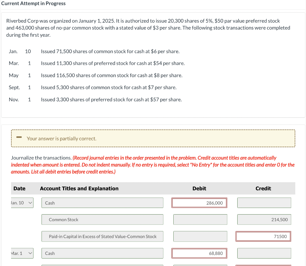 Solved Riverbed Corp was organized on January 1,2025 . It is | Chegg.com