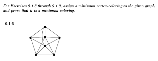 Solved For Exercises 9.1.3 through 9.1.9, assign a minimum | Chegg.com