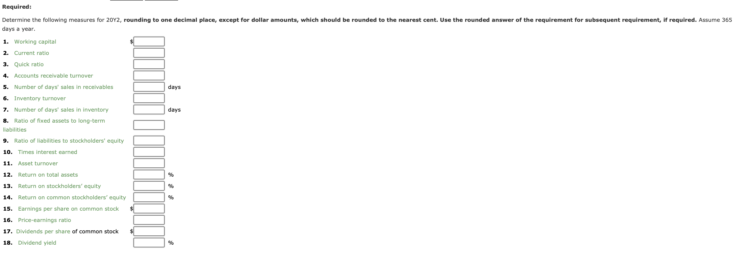 Solved Measures of liquidity, Solvency, and ProfitabilityThe | Chegg.com