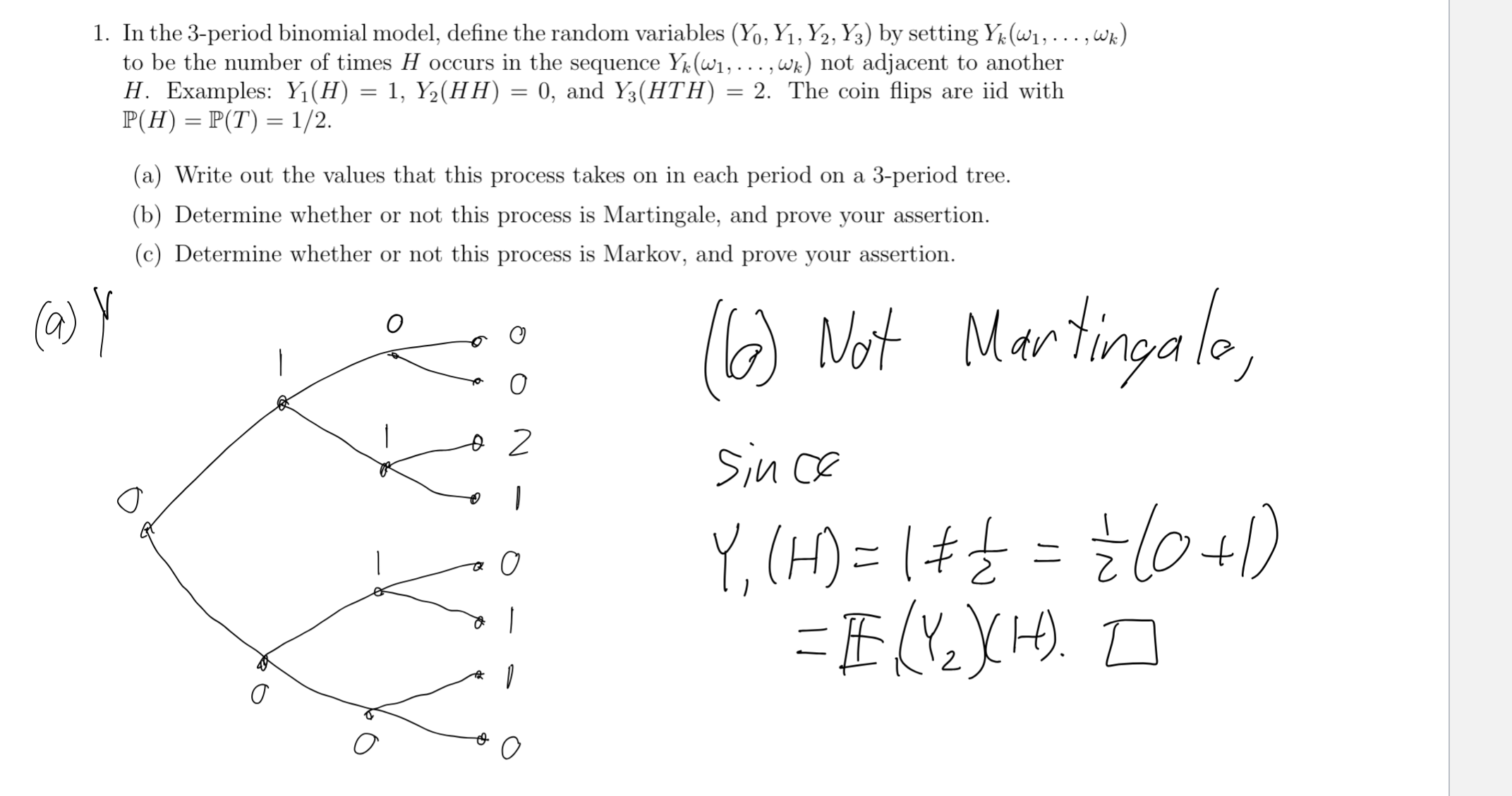 Solved Below is the correct answer? How do you get the tree | Chegg.com
