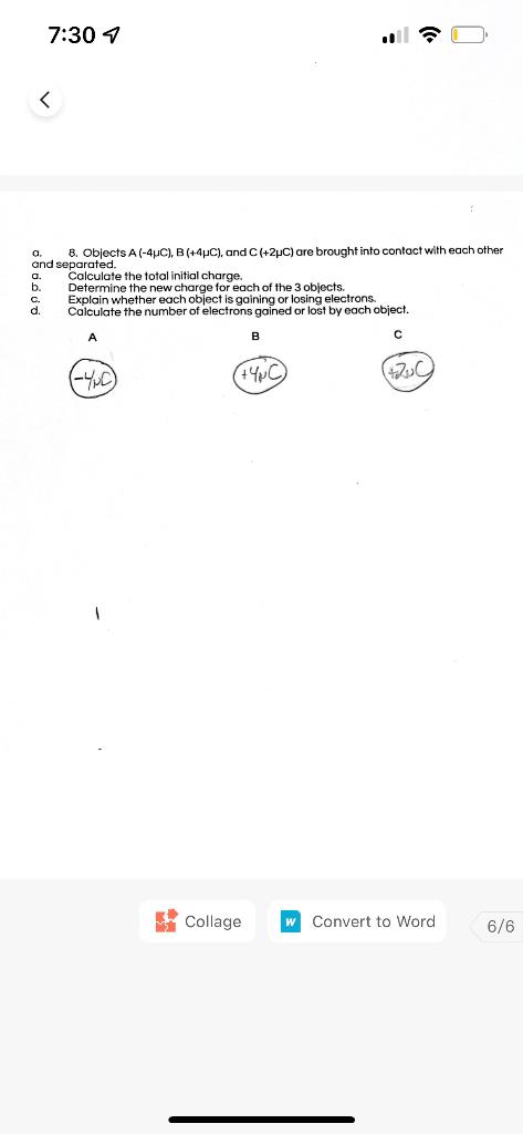 [solved] A 8 Objects A 4c B 4c And C 2c Are Broug