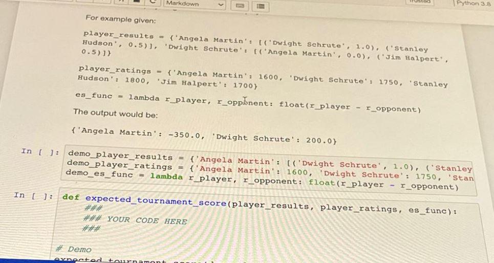 Solved 1.8 Exercise 5 (3 points) Our next task is to write | Chegg.com