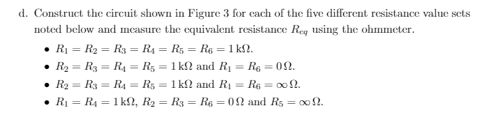 Solved 1. Analytically determine the equivalent resistance | Chegg.com