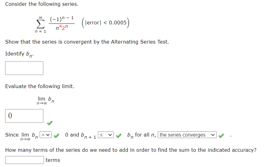 Solved Test the series for convergence or divergence using | Chegg.com