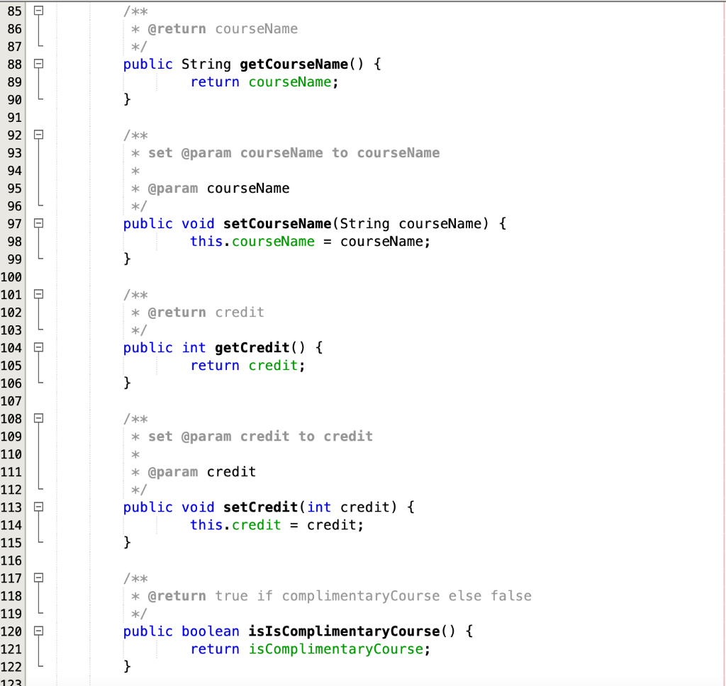 Solved 2. Create a class Course, which contains: a. Data | Chegg.com