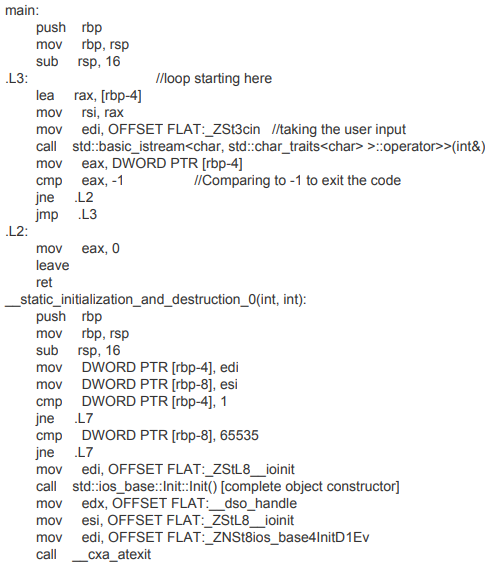 Convert This Program To An Instruction