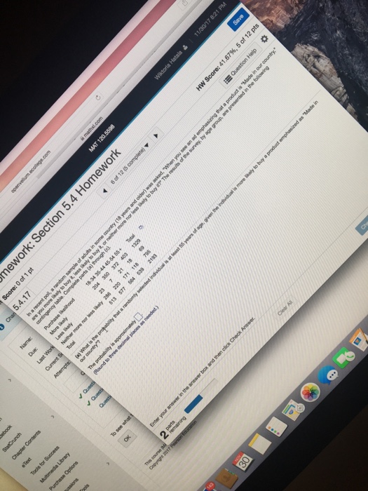 Solved Homework Section 5 3 Homework Do Score 0 Of 1 Pt