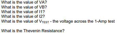 Solved 5. Thevenin Resistance using the test source method: | Chegg.com