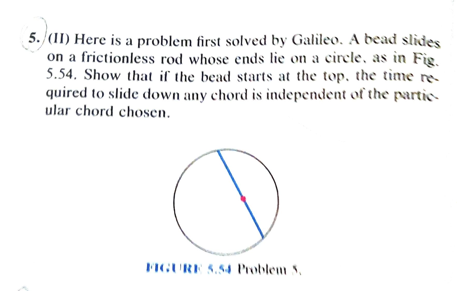 Solved (II) ﻿Here is a problem first solved by Galileo. A | Chegg.com