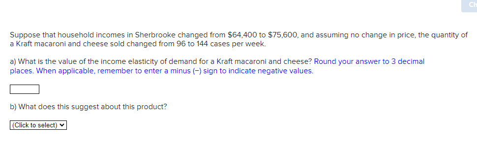 Solved Hello I need help with this: Suppose that household | Chegg.com