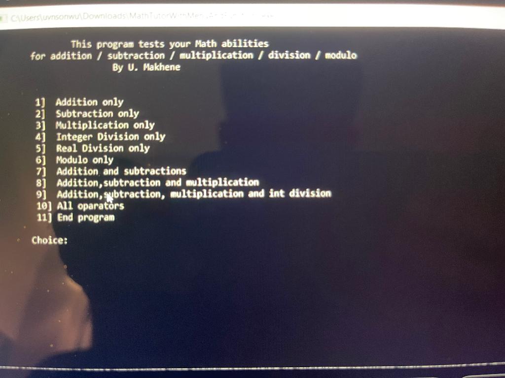 Solved This project is on random numbers, switch statements, | Chegg.com