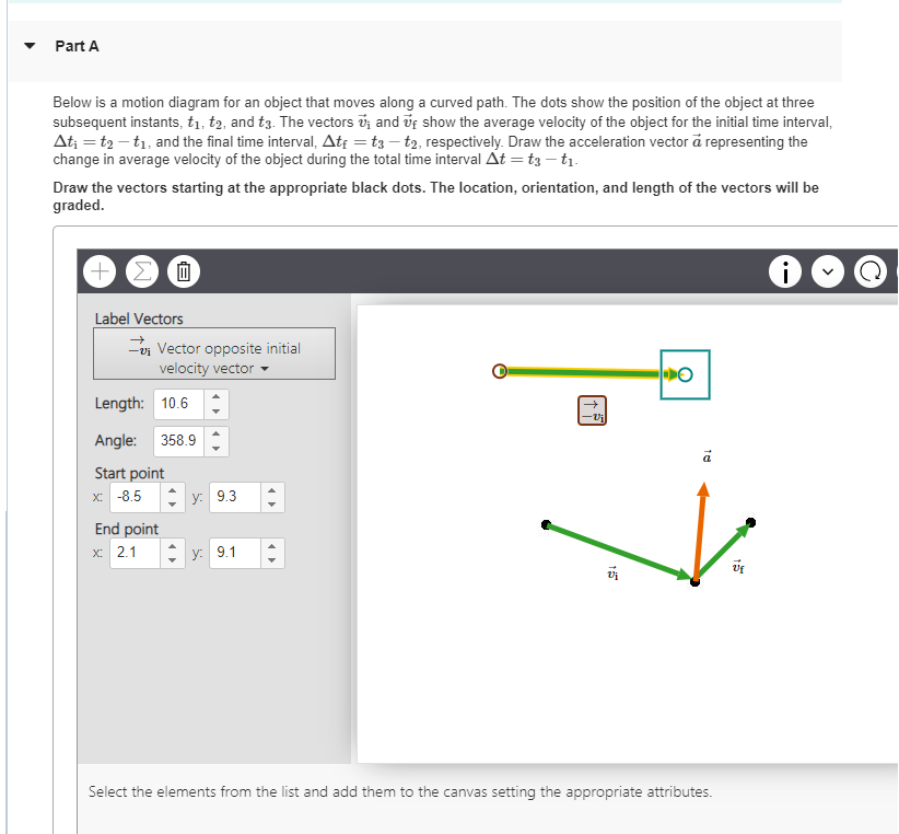 Solved Below is ﻿a motion diagram for an ﻿object that moves | Chegg.com