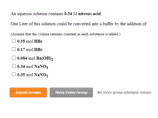 Solved An aqueous solution contains 0.31 M sodium | Chegg.com