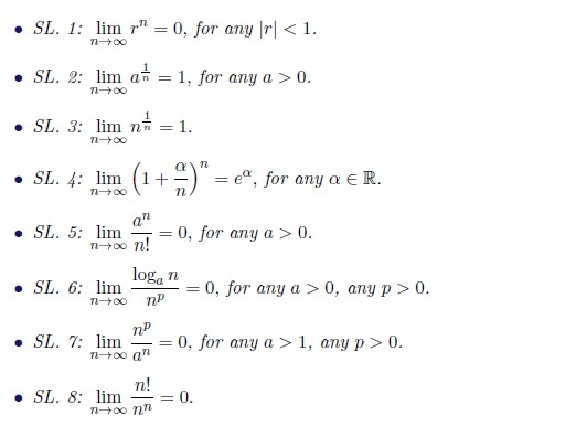 Solved SL. 1: lim r = 0, for any |r|