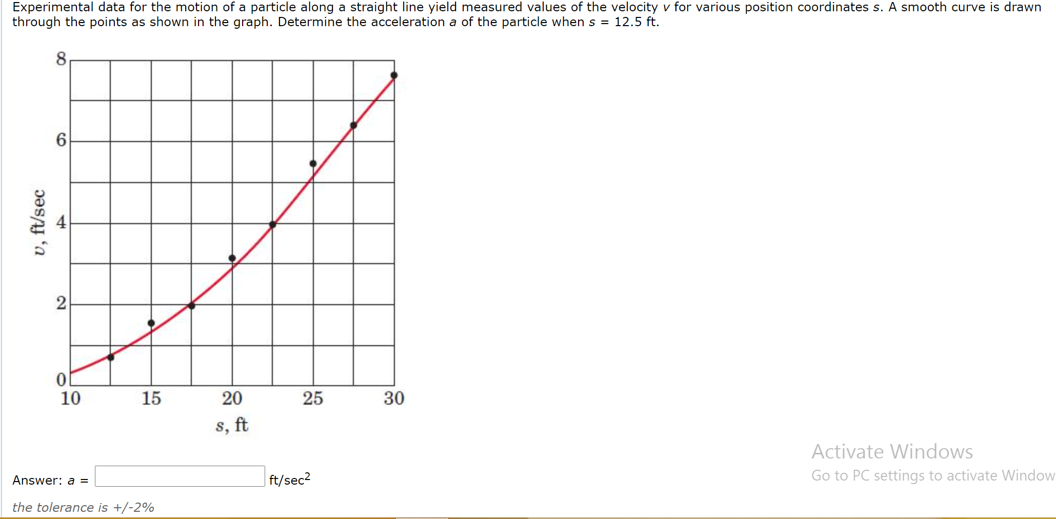 solved-experimental-data-for-the-motion-of-a-particle-along-chegg