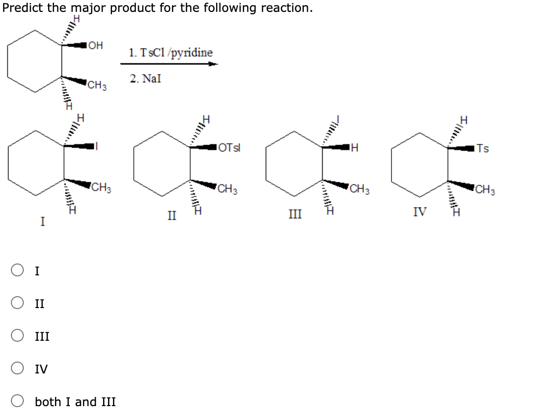 Solved Predict the major product for the following reaction. | Chegg.com