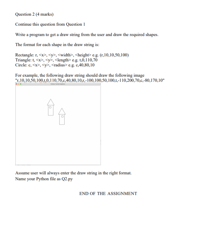 Solved Question 2 (4 marks) Continue this question from | Chegg.com