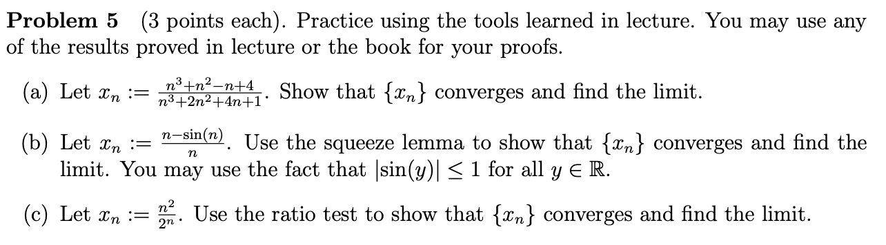 Solved Problem 5 (3 points each). Practice using the tools | Chegg.com