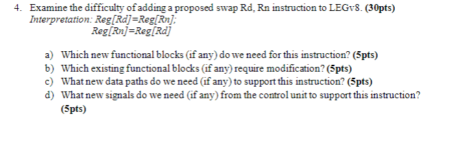 4. Examine the difficulty of adding a proposed swap | Chegg.com