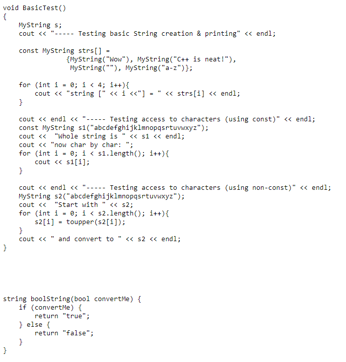 Solved I need files (main.cpp, mystring.cpp, mystring.h)In | Chegg.com