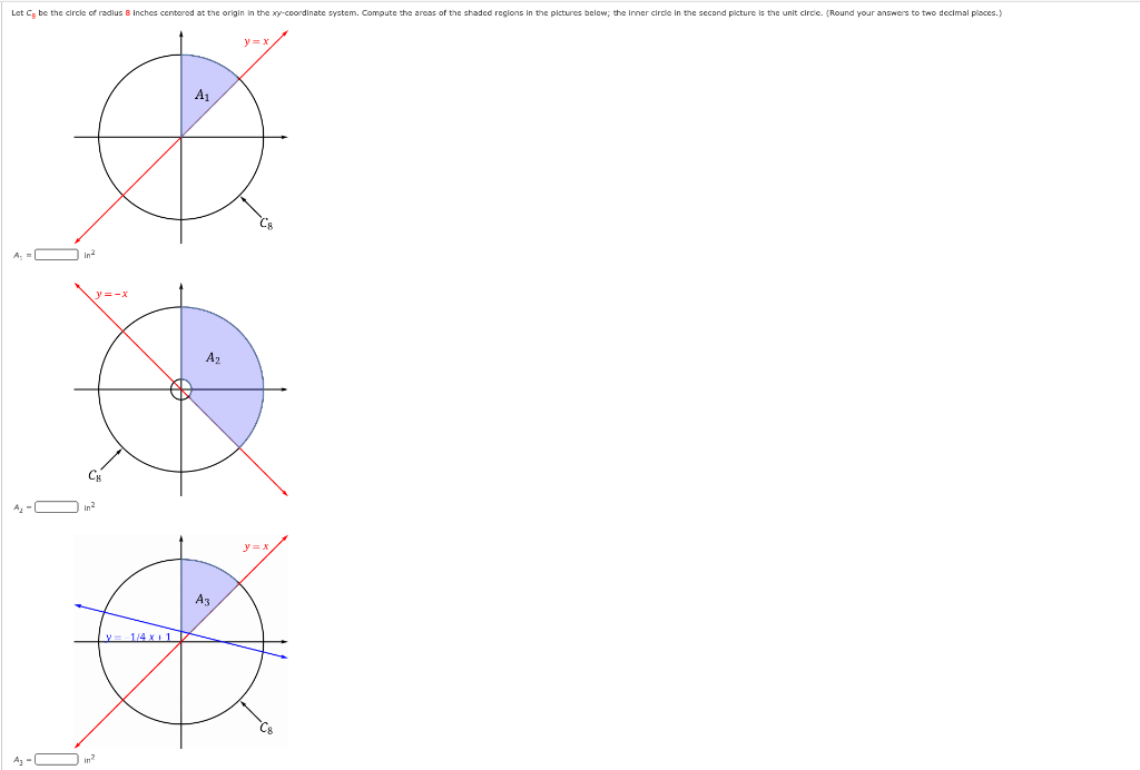 Solved Let Co be the circle of radius 8 Inches centered at | Chegg.com