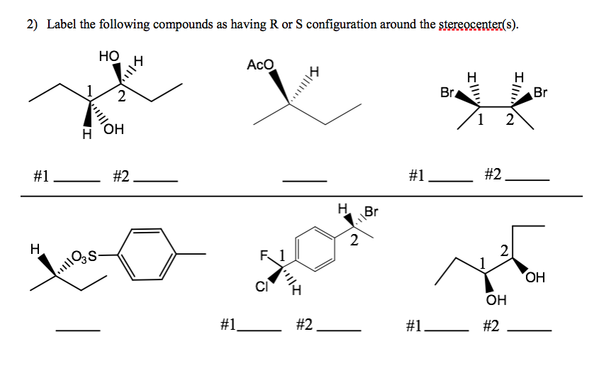 Solved 1) Label (by circling or marking with an asterisk) | Chegg.com