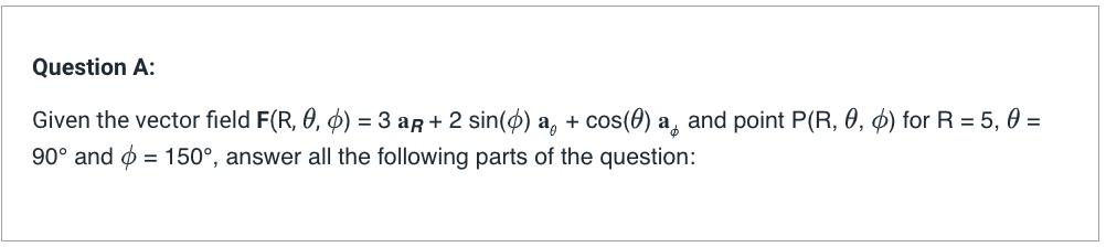 Solved Given the vector field | Chegg.com