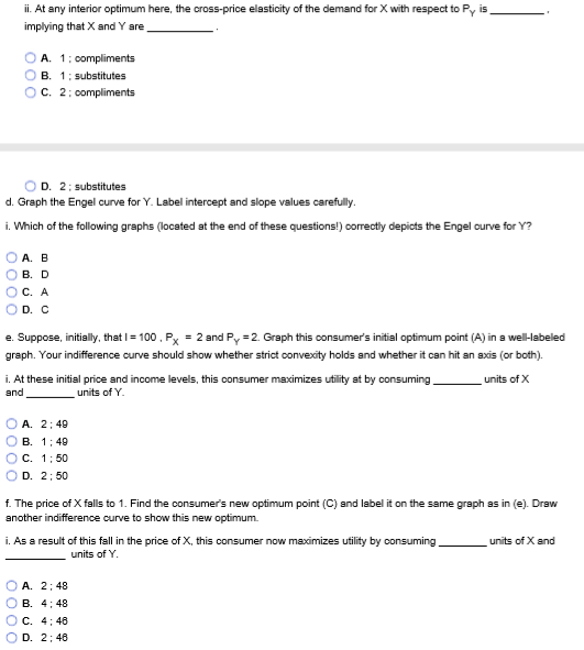 Solved 2. A utility maximizing consumer has the following | Chegg.com