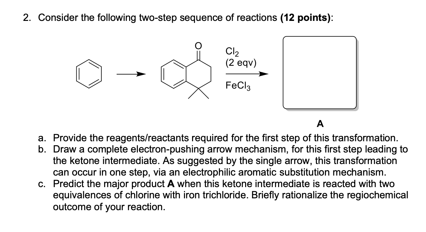 Solved 2. Consider the following two-step sequence of | Chegg.com