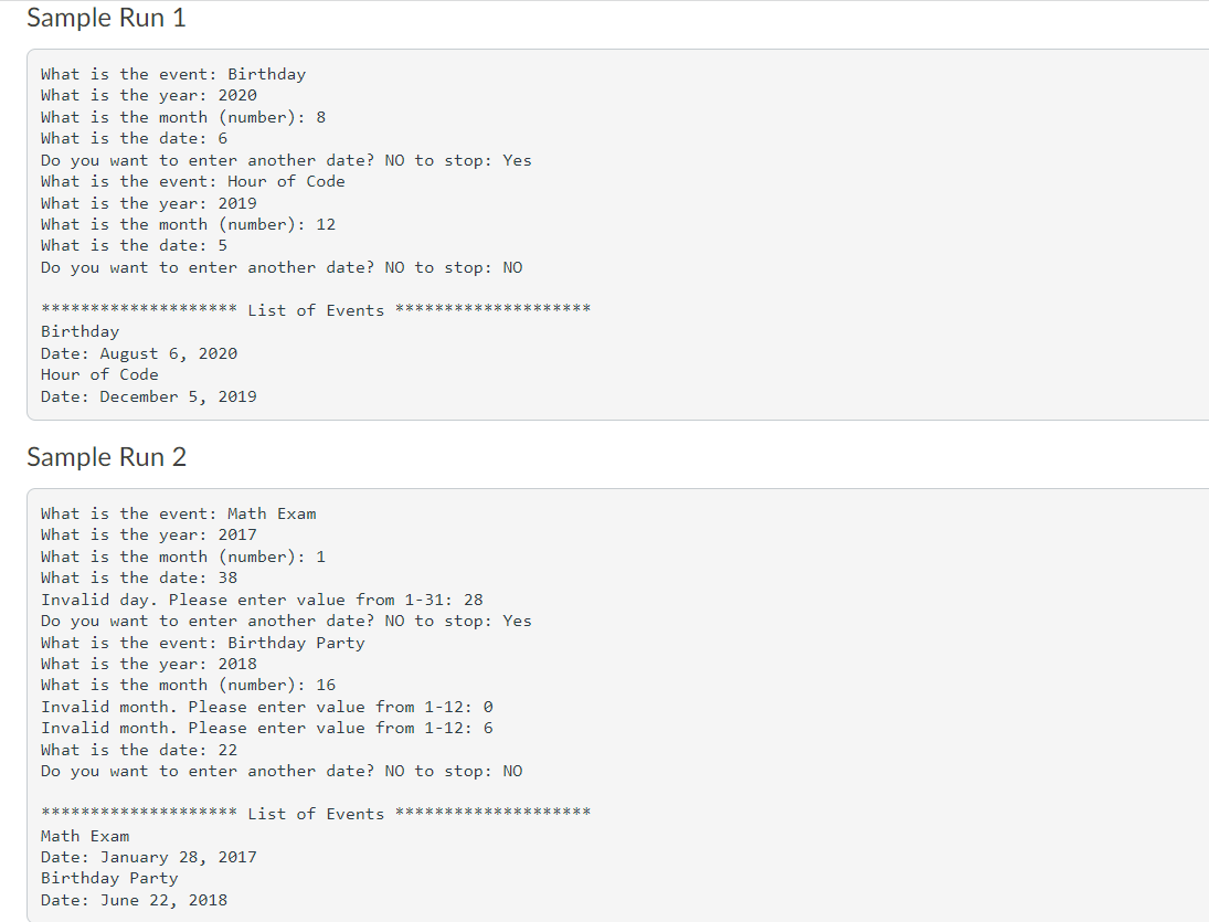 Solved In this program, you will create a personal | Chegg.com