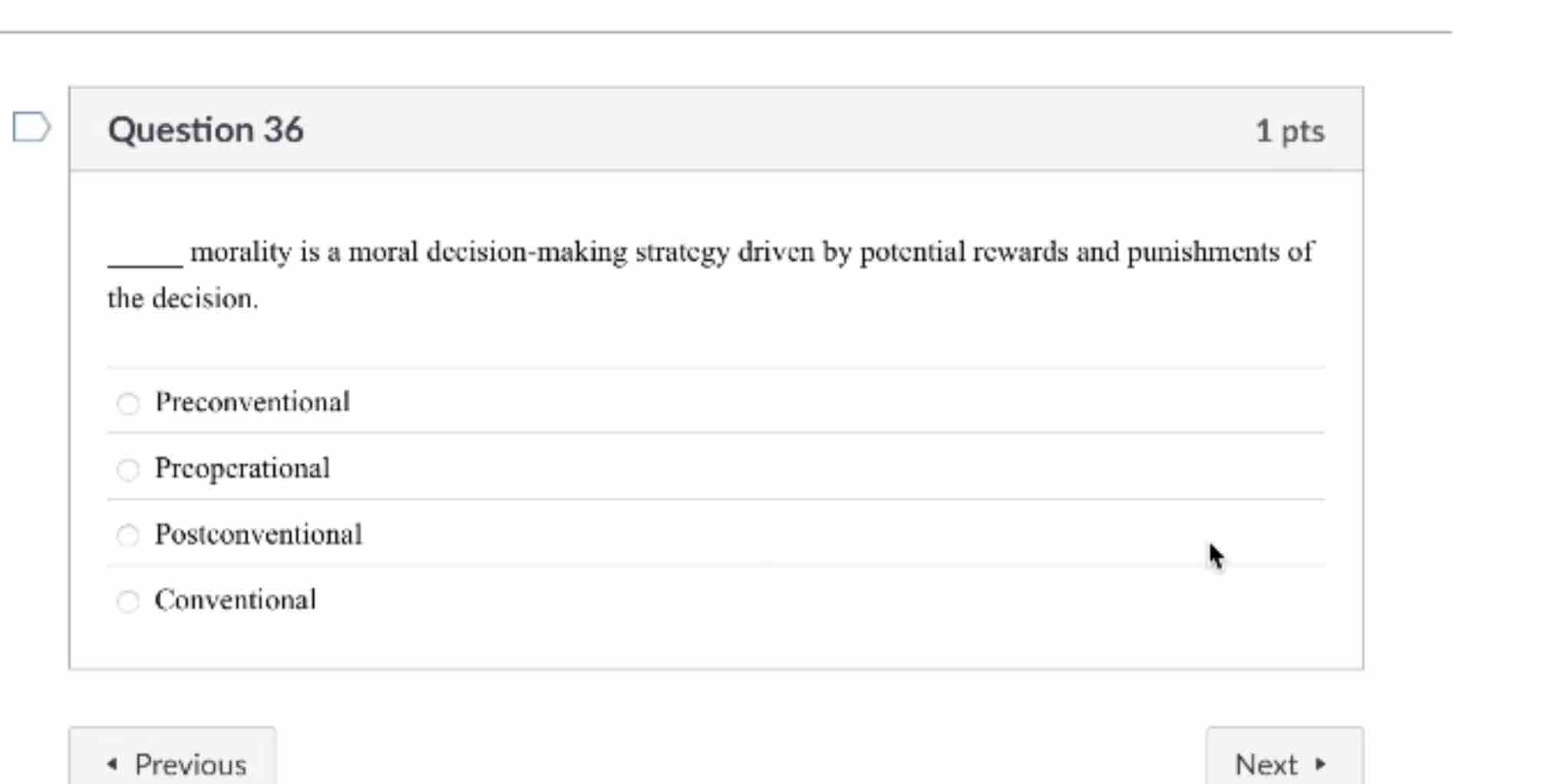 Solved Question 361 ﻿pts morality is a moral decision-making | Chegg.com