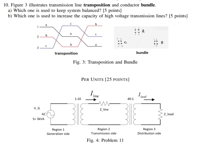 Solved 10. Figure 3 illustrates transmission line | Chegg.com