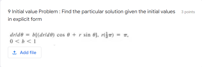 Solved 7 Initial value Problem: Find the particular solution | Chegg.com