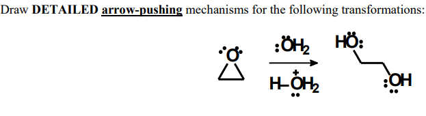 Solved Draw DETAILED arrow-pushing mechanisms for the | Chegg.com