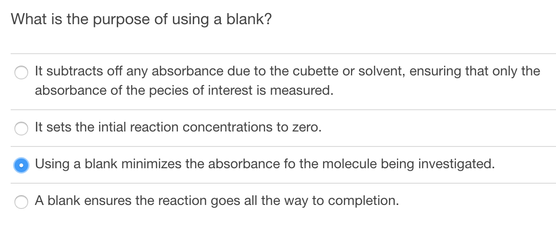 Solved the question is referring to a blank solution | Chegg.com