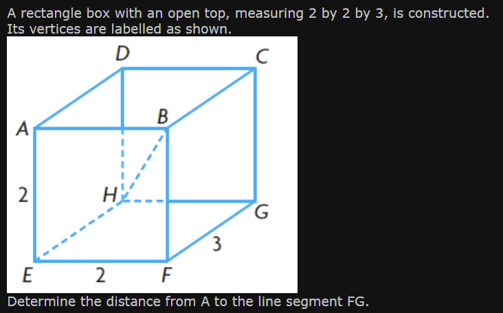 Solved A rectangle box with an open top, measuring 2 by 2 by | Chegg.com