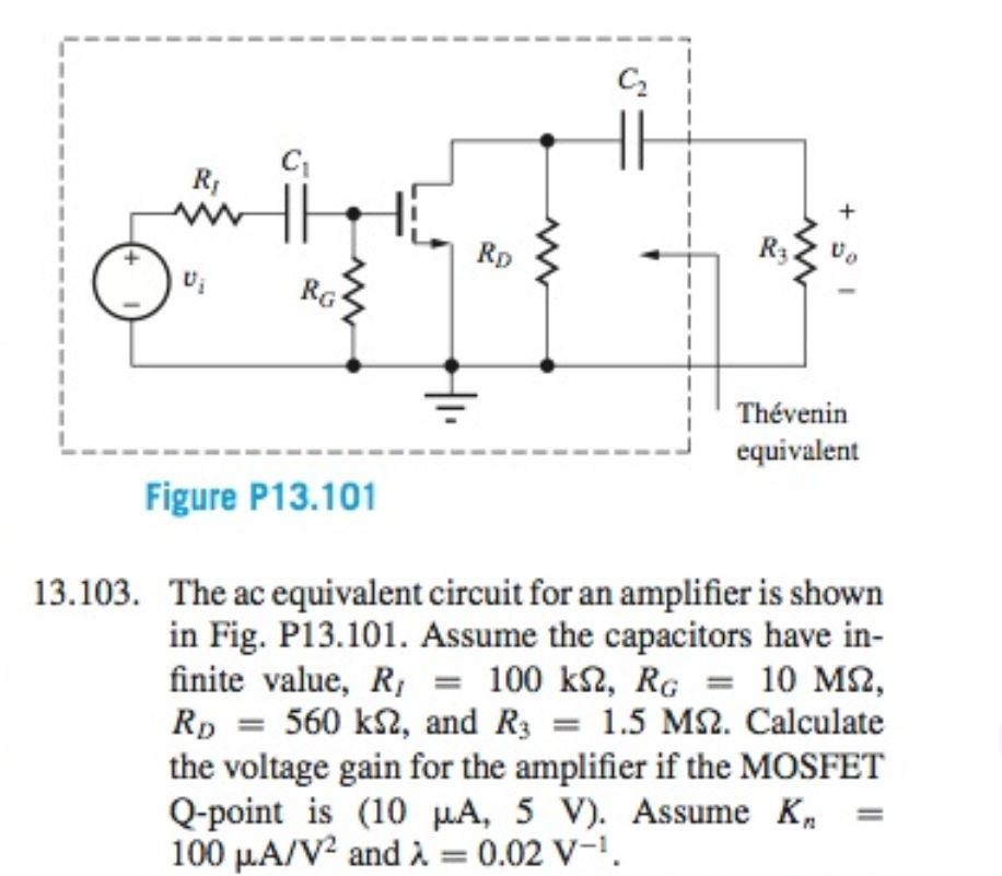 Solved Calculate the input and output resistances for the | Chegg.com