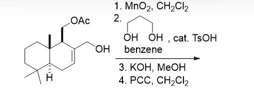 Solved 1. MnO2,CH2Cl2 | Chegg.com