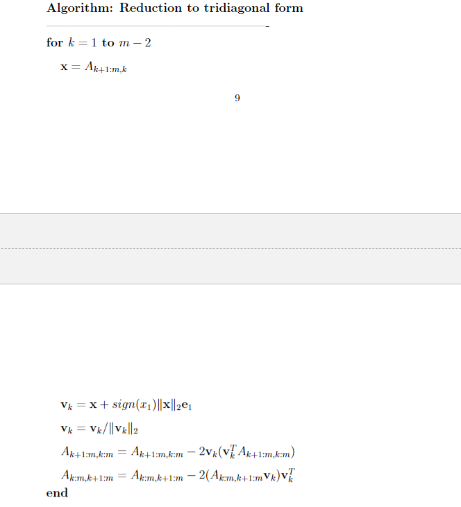Solved Implement This Algorithm In Matlab To Reducing A 