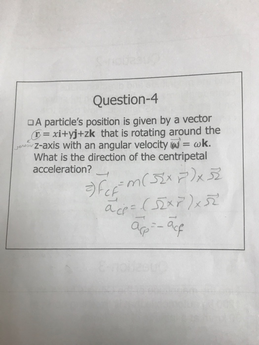 Solved Question-4 OA particle's position is given by a | Chegg.com