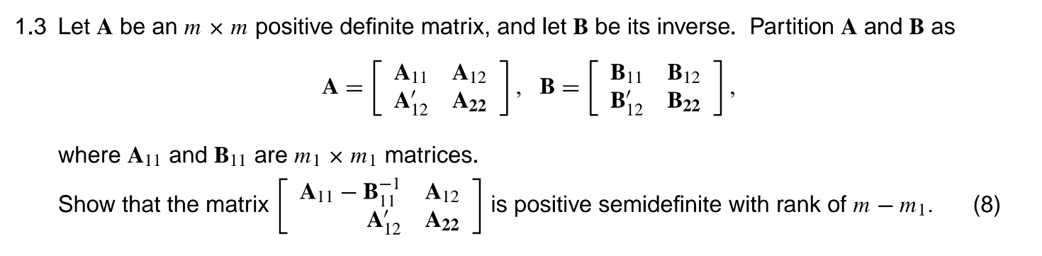 Solved A=[A11A12′A12A22],B=[B11B12′B12B22], where A11 and | Chegg.com