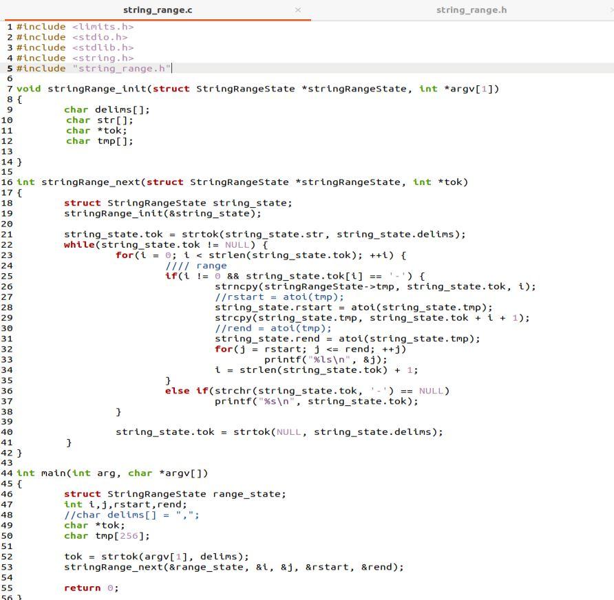 C PROGRAMMING HELP: you will create an iterator for a | Chegg.com
