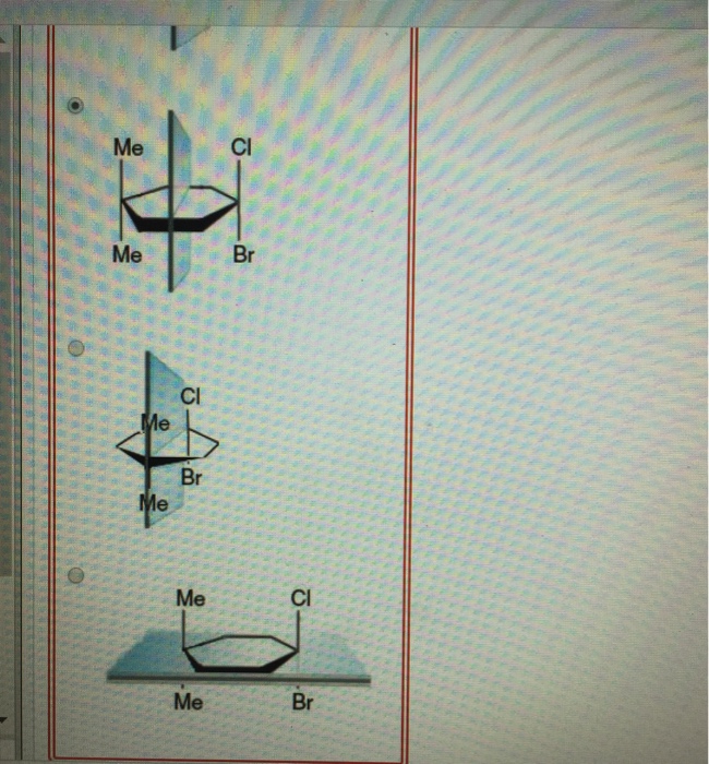 Solved Each of the following molecules has one plane of | Chegg.com