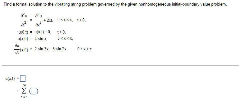 Solved Use Picture better. Show work.Find a formal solution | Chegg.com