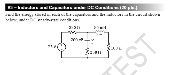 Solved Find the energy stored in each of the capacitors and | Chegg.com
